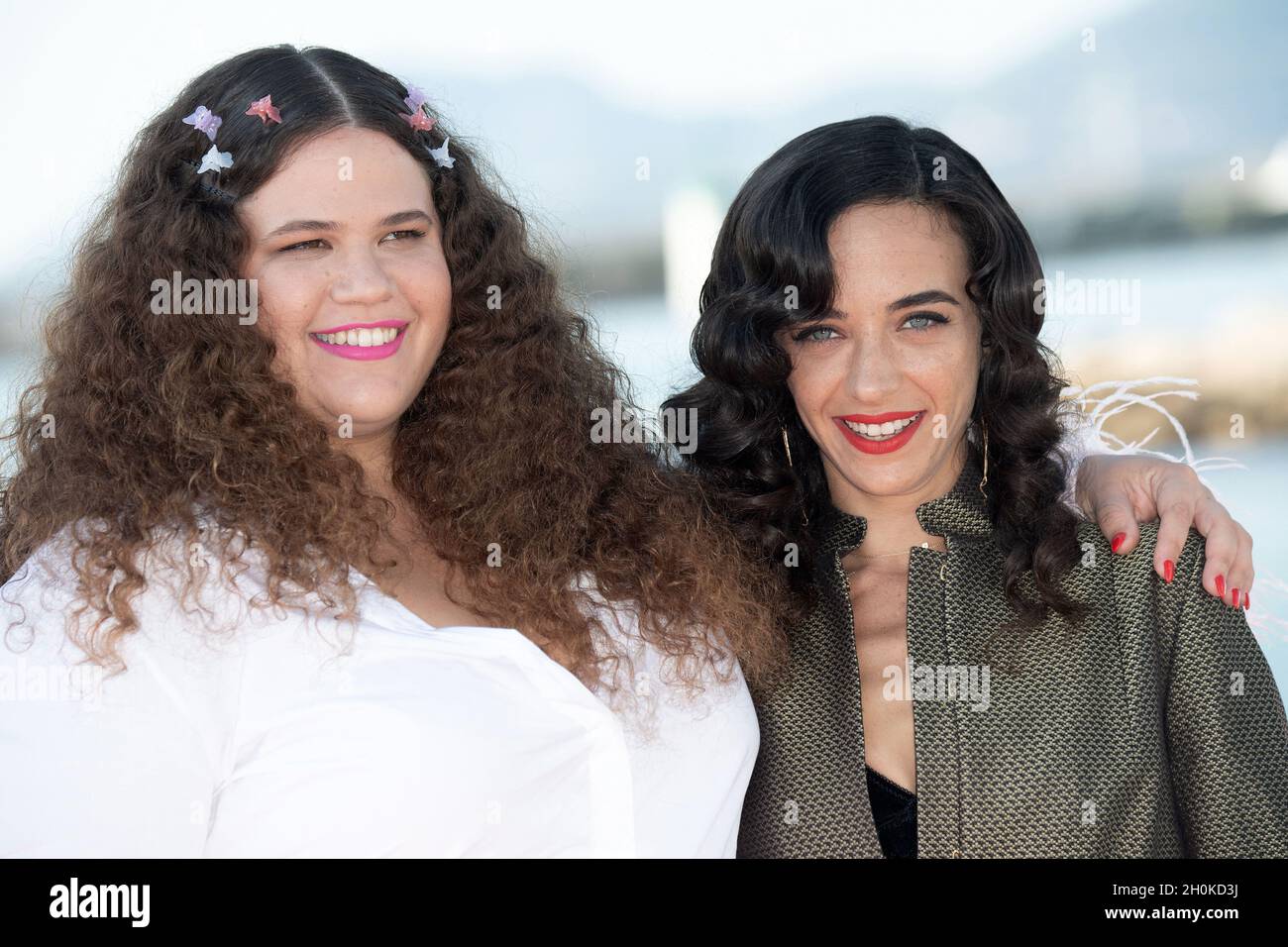 France. Cannes, on October 13, 2021, Maya Landsman and Einat Holland ...