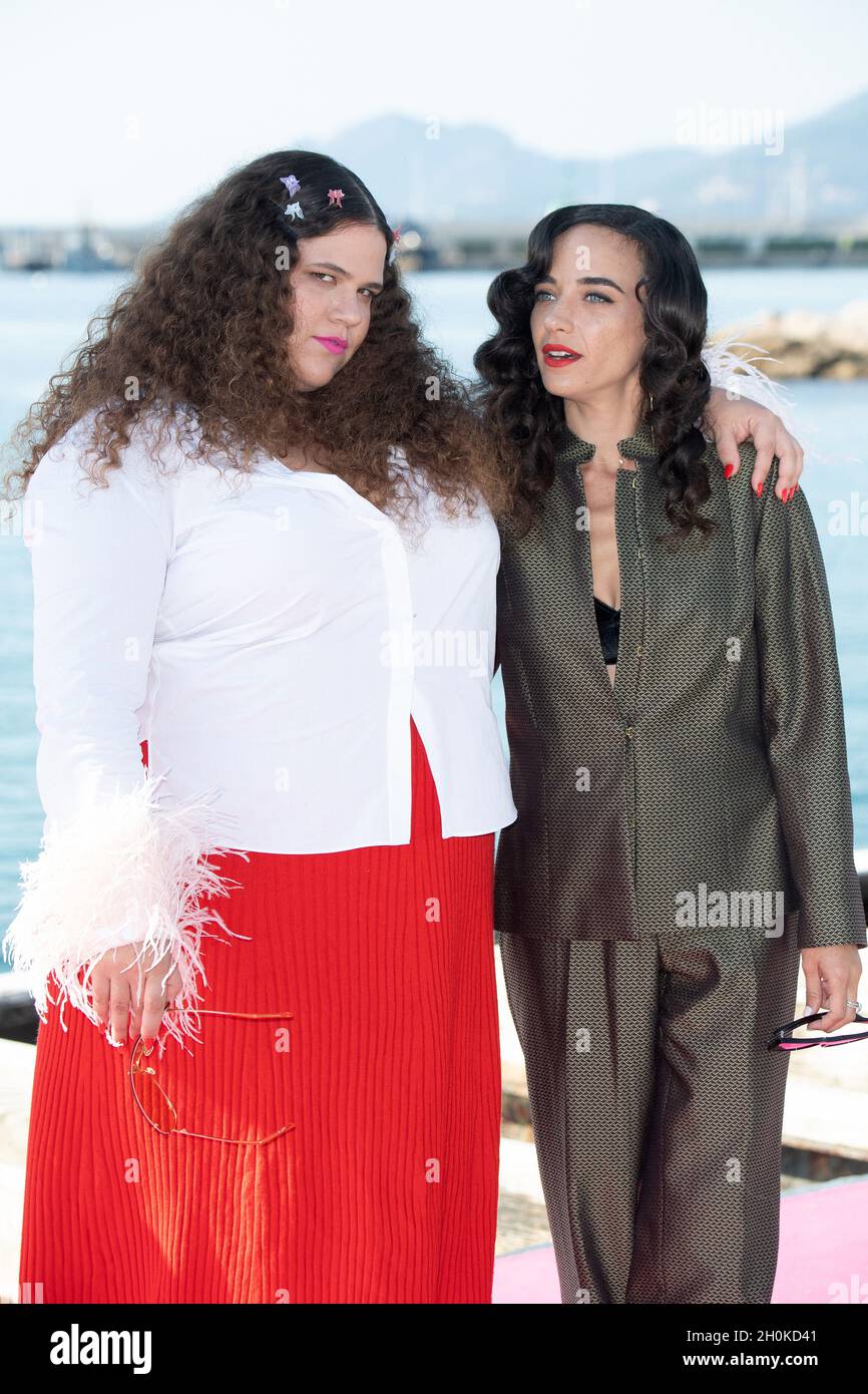 France. Cannes, on October 13, 2021, Maya Landsman and Einat Holland ...