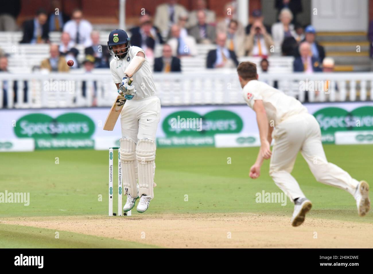 Cheteshwar pujara test hi-res stock photography and images - Alamy