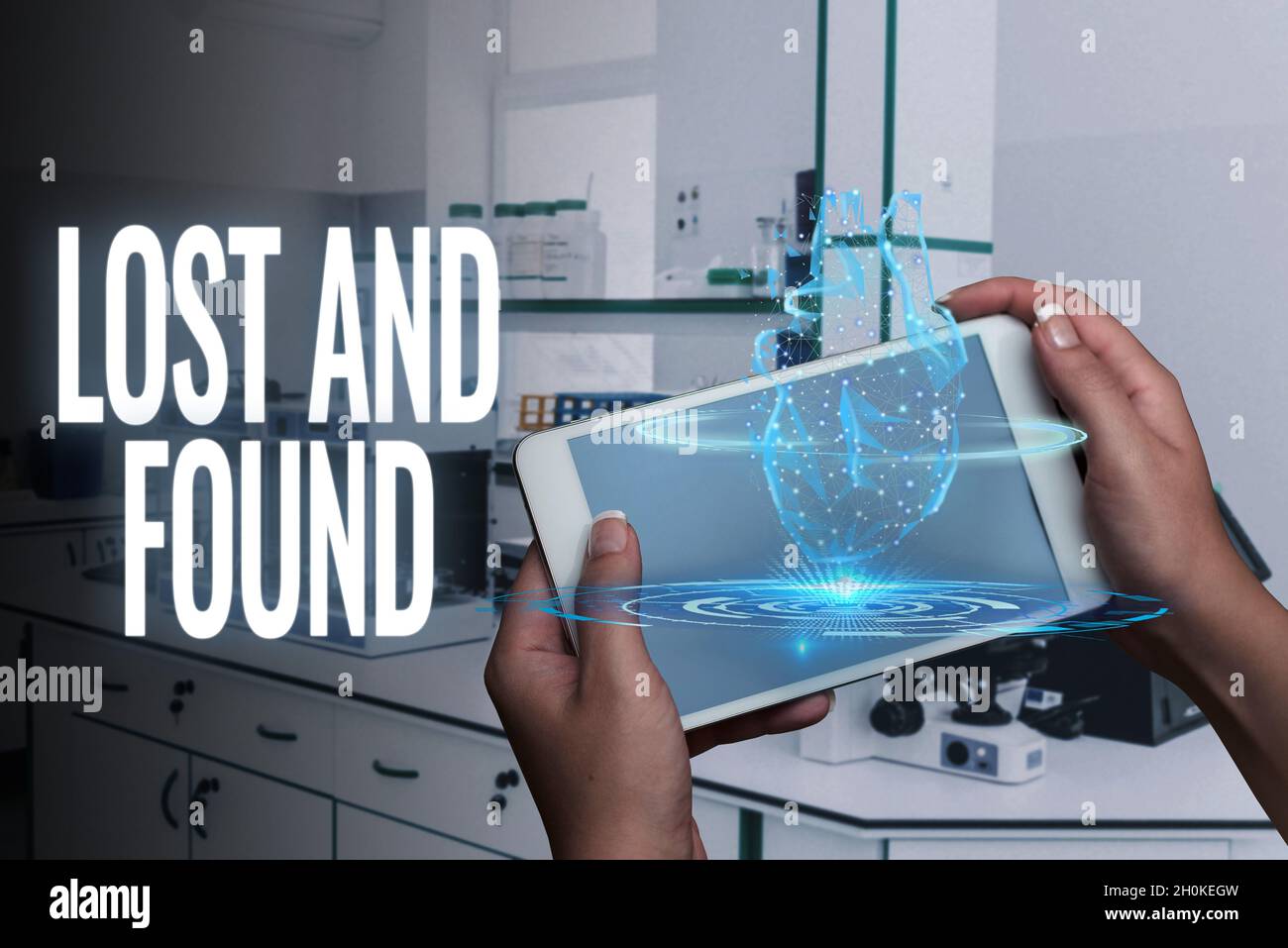 Inspiration showing sign Lost And Found. Business approach a place ...