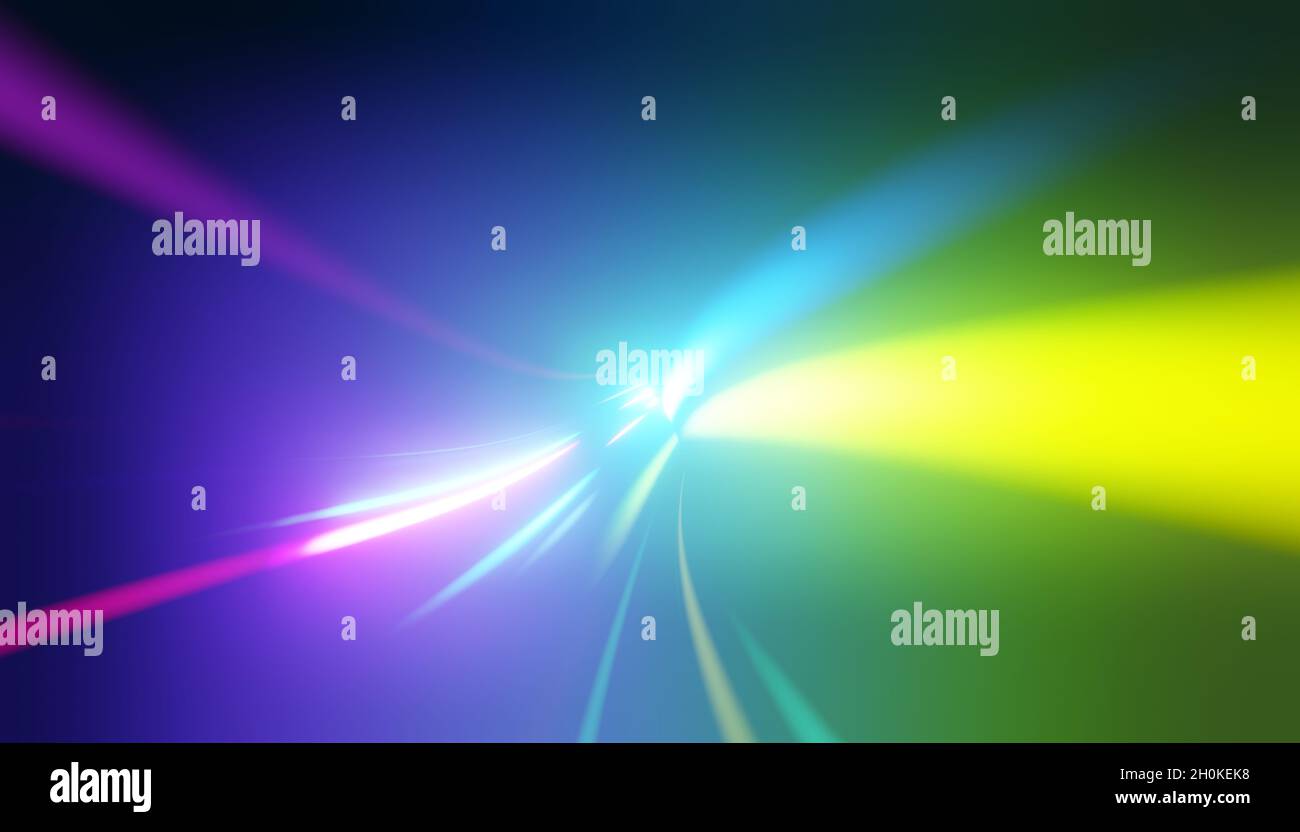 Stunning digital light effects on dark background Stock Photo - Alamy