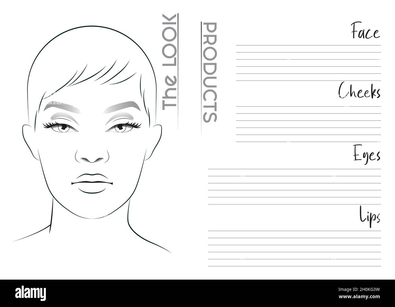 Blank Face Template Printable