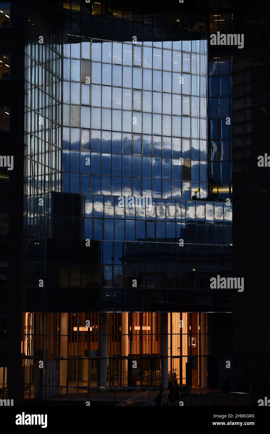 Modern glass architecture in london 2021 Stock Photo - Alamy