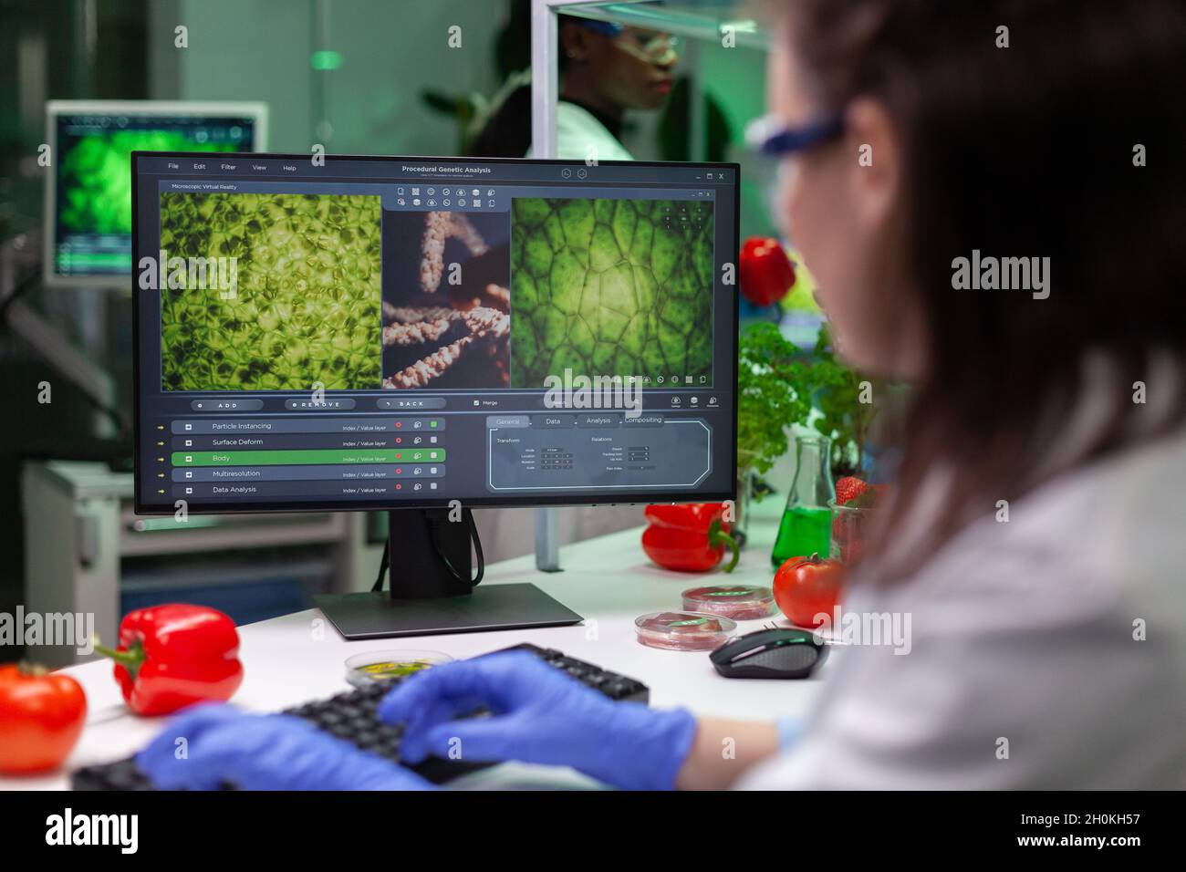 Dna lab plants hi-res stock photography and images - Alamy