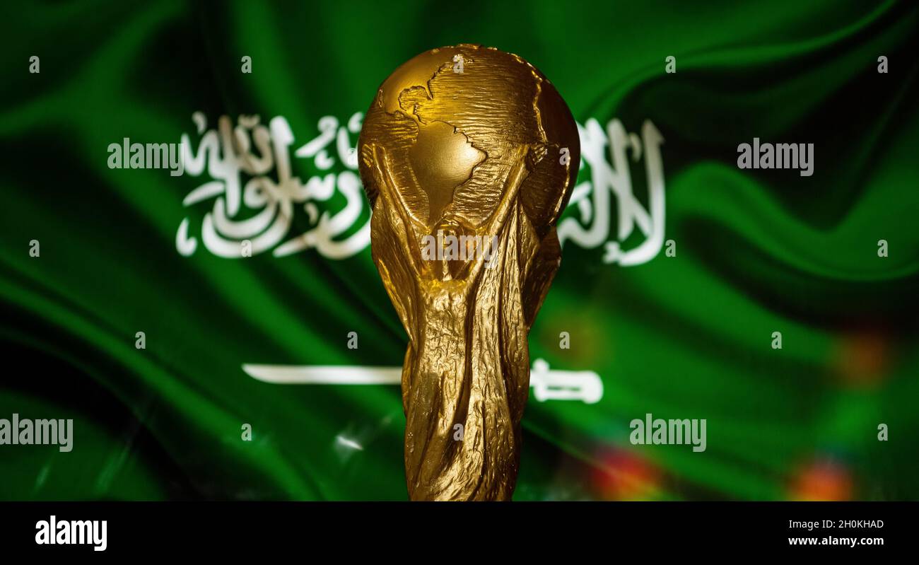 6 October 2021 Riyadh, Saudi Arabia. FIFA World Cup Cup against the ...