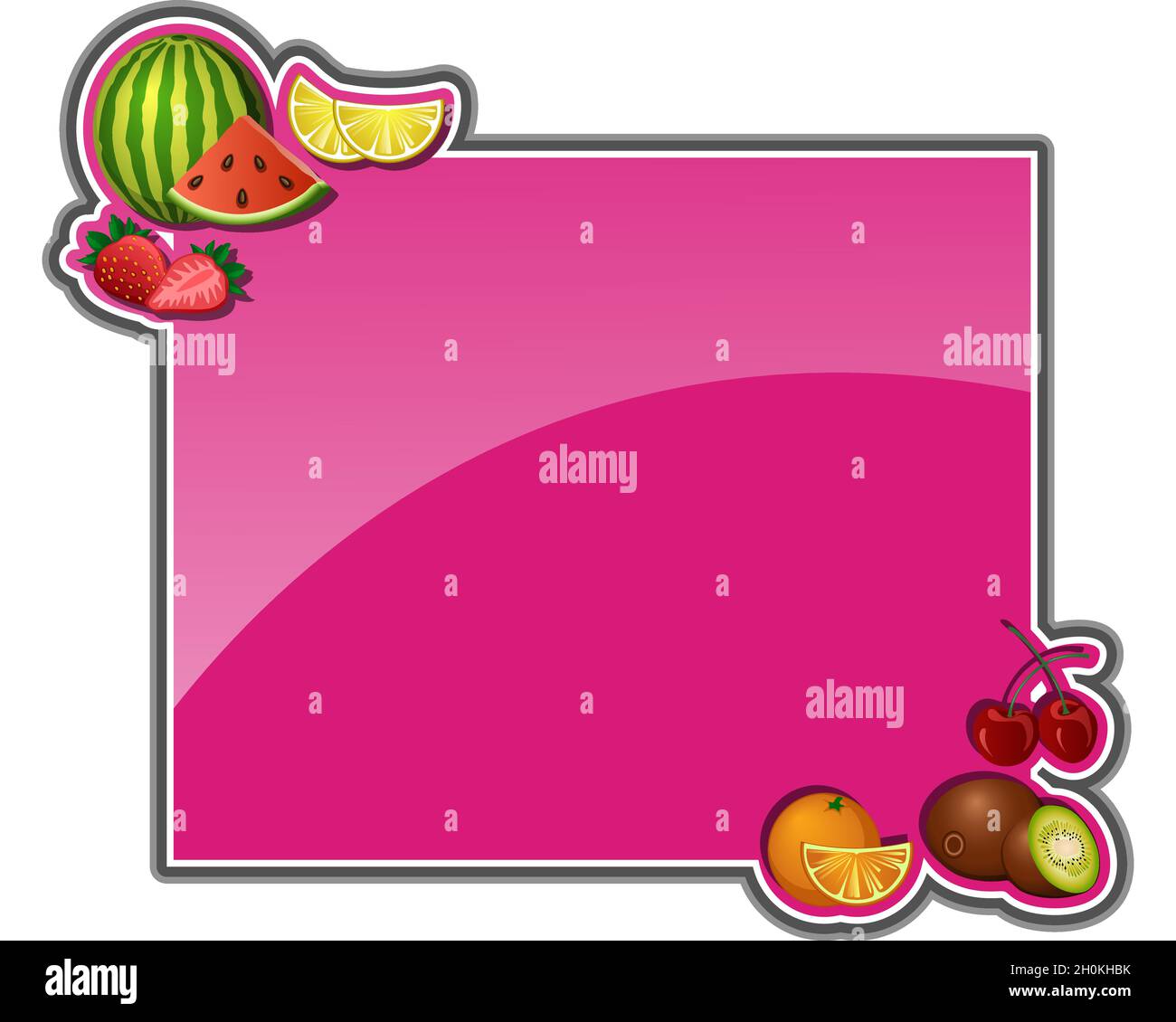 Cartoon kiwi tropical fruit icon hi-res stock photography and images ...