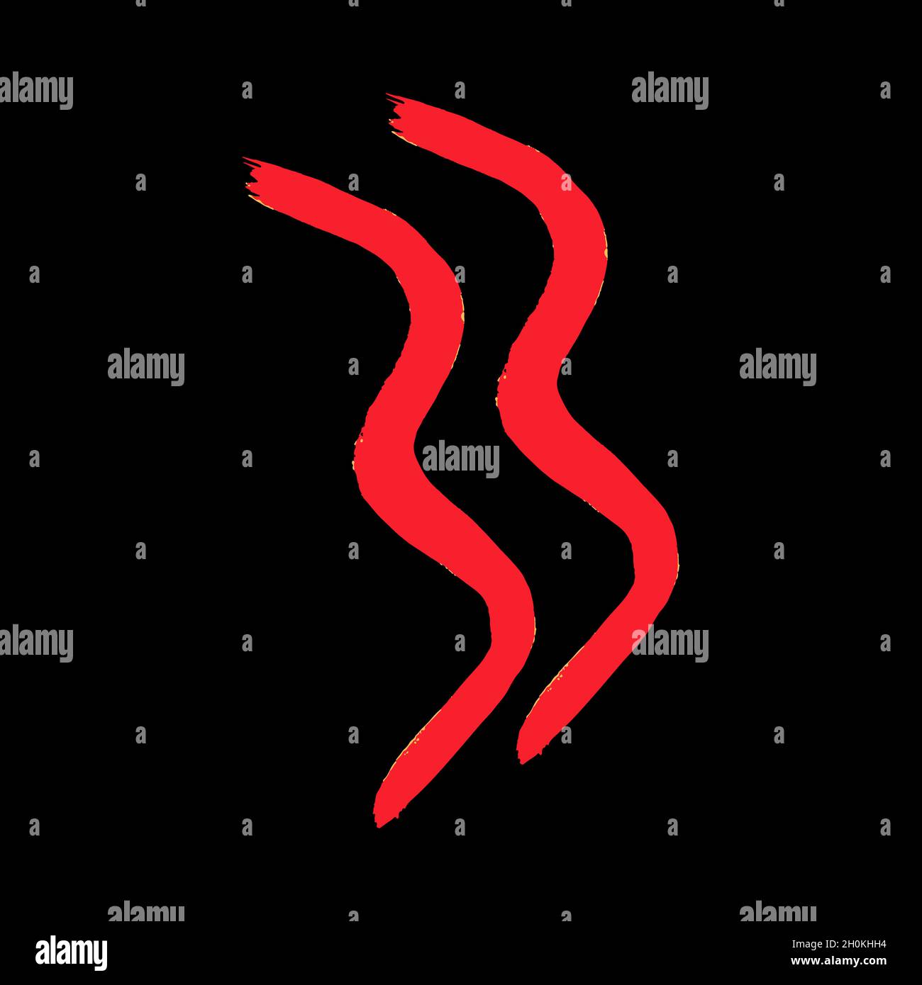 Red brush stroke isolated on white vector Stock Vector Image & Art - Alamy