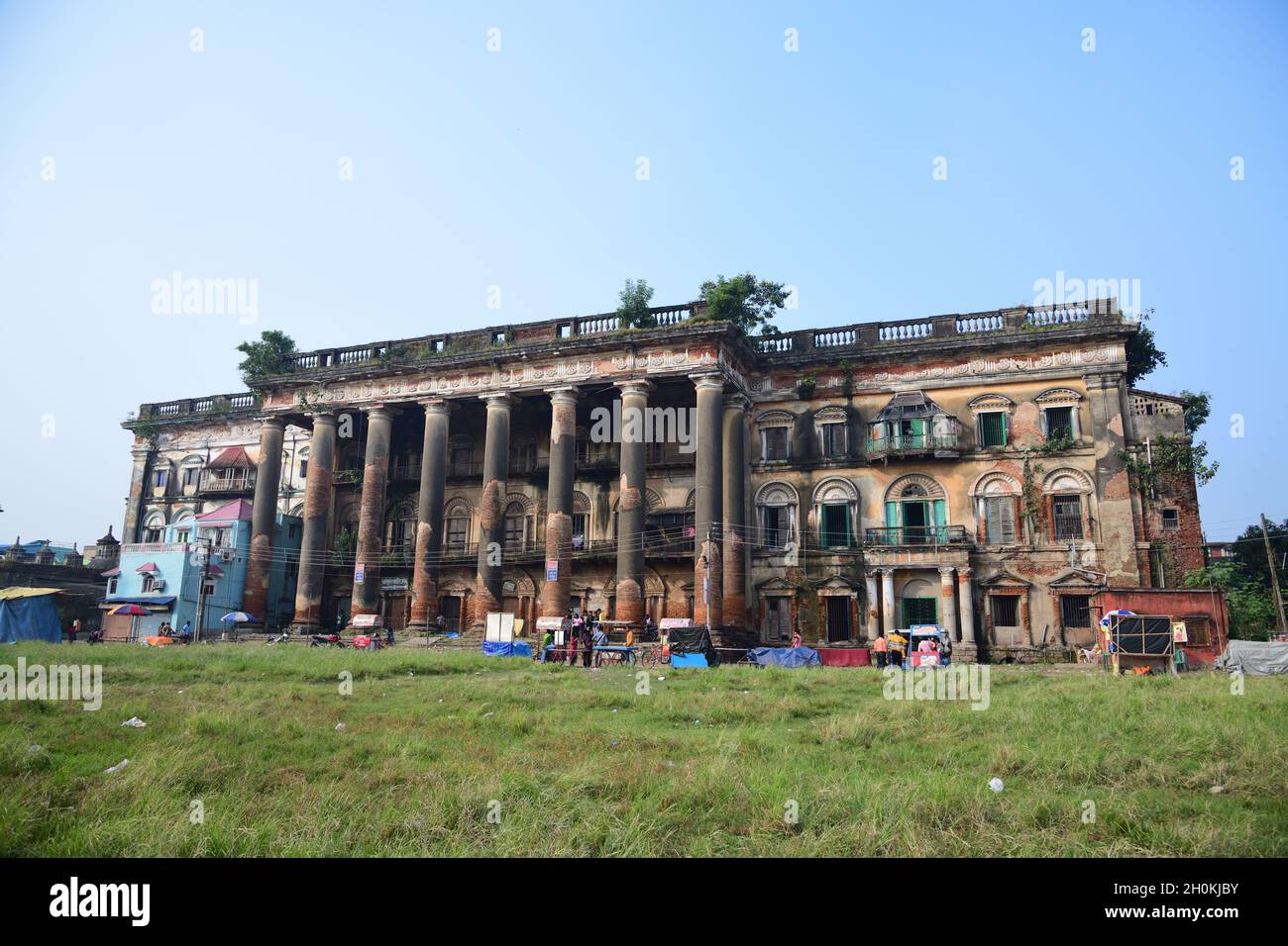 Dilapidated Andul Royal Palace. The colossal mansion of Anandadham or ...
