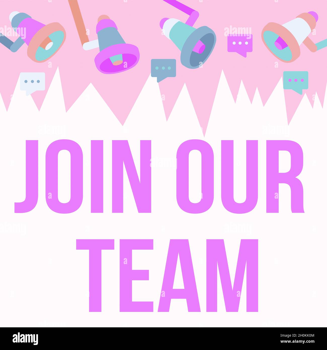 Sign displaying Join Our Team, Business concept invite someone to work ... Sign displaying Join Our Team, Business concept invite someone to work ...