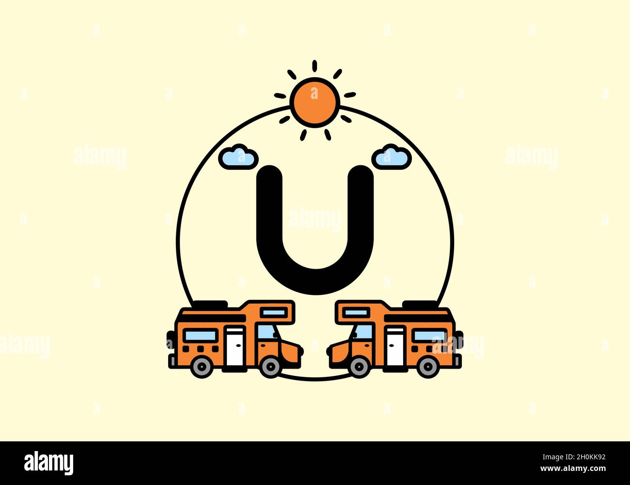 U transport logo Stock Vector Images - Alamy