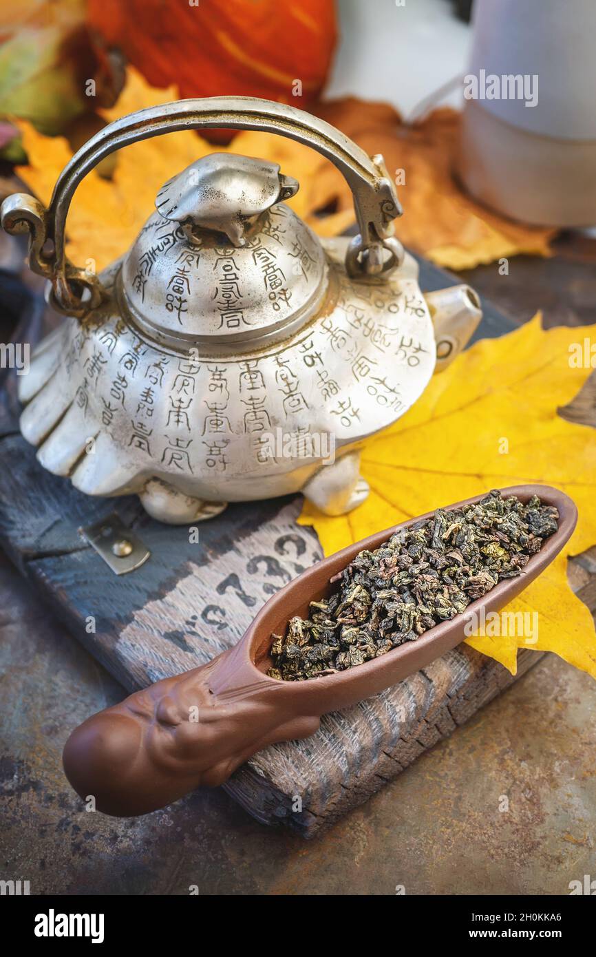 elite varieties of Chinese tea. Elite tea flowers made of Dragon pearls ...