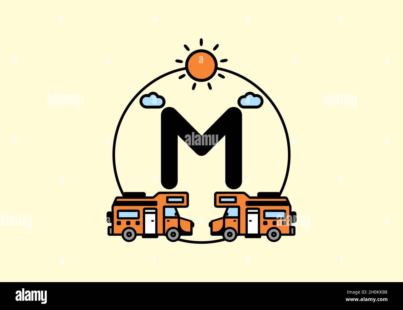 M bus Stock Vector Images - Alamy