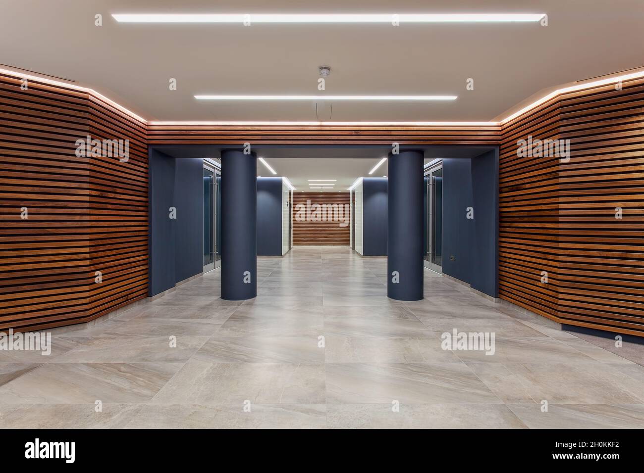 Modern Office Reception Interior High Resolution Stock Photography and ...