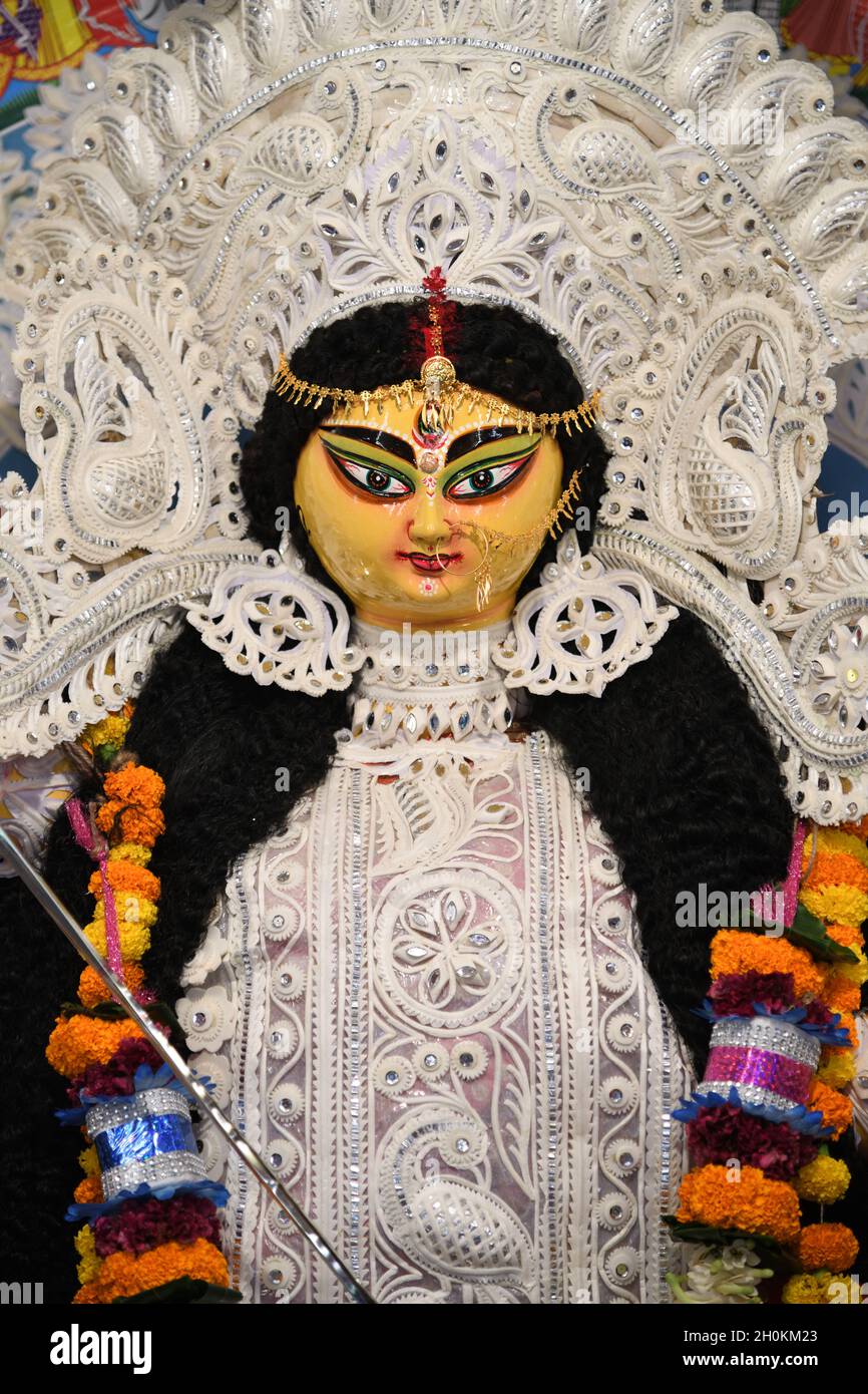 Durga. Lalit Lodge of Paul family. Rajgunge, Banipur, Sankrail, Howrah ...