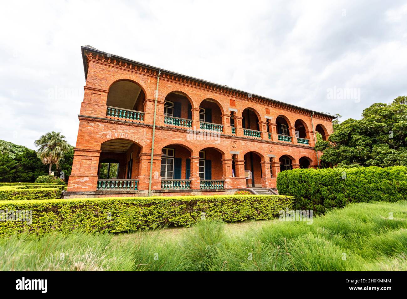Exterior of Fort San Domingo (Fort Anthonio) in Tamsui, New Taipei ...