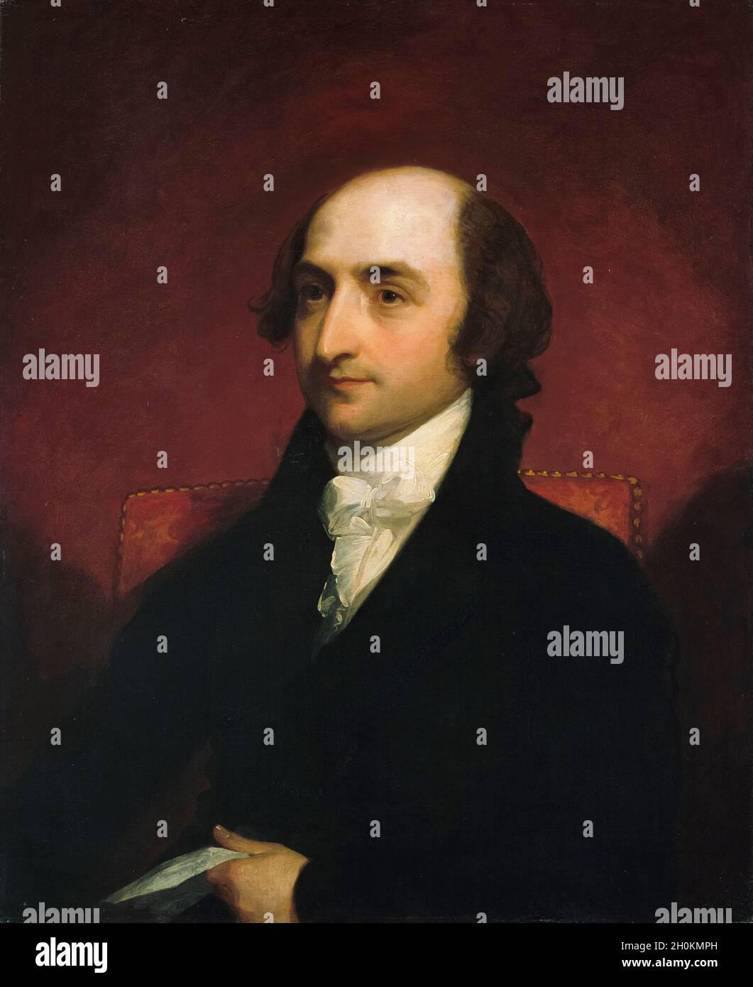 Albert Gallatin (1761-1849), American politician and diplomat, portrait ...