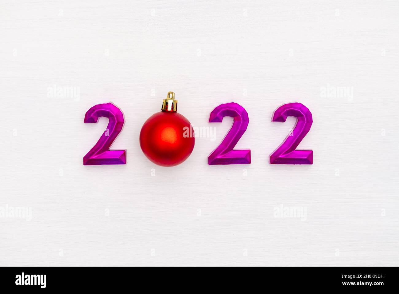 Happy New year and Christmas 2022 celebration. Festive number 2022 ...