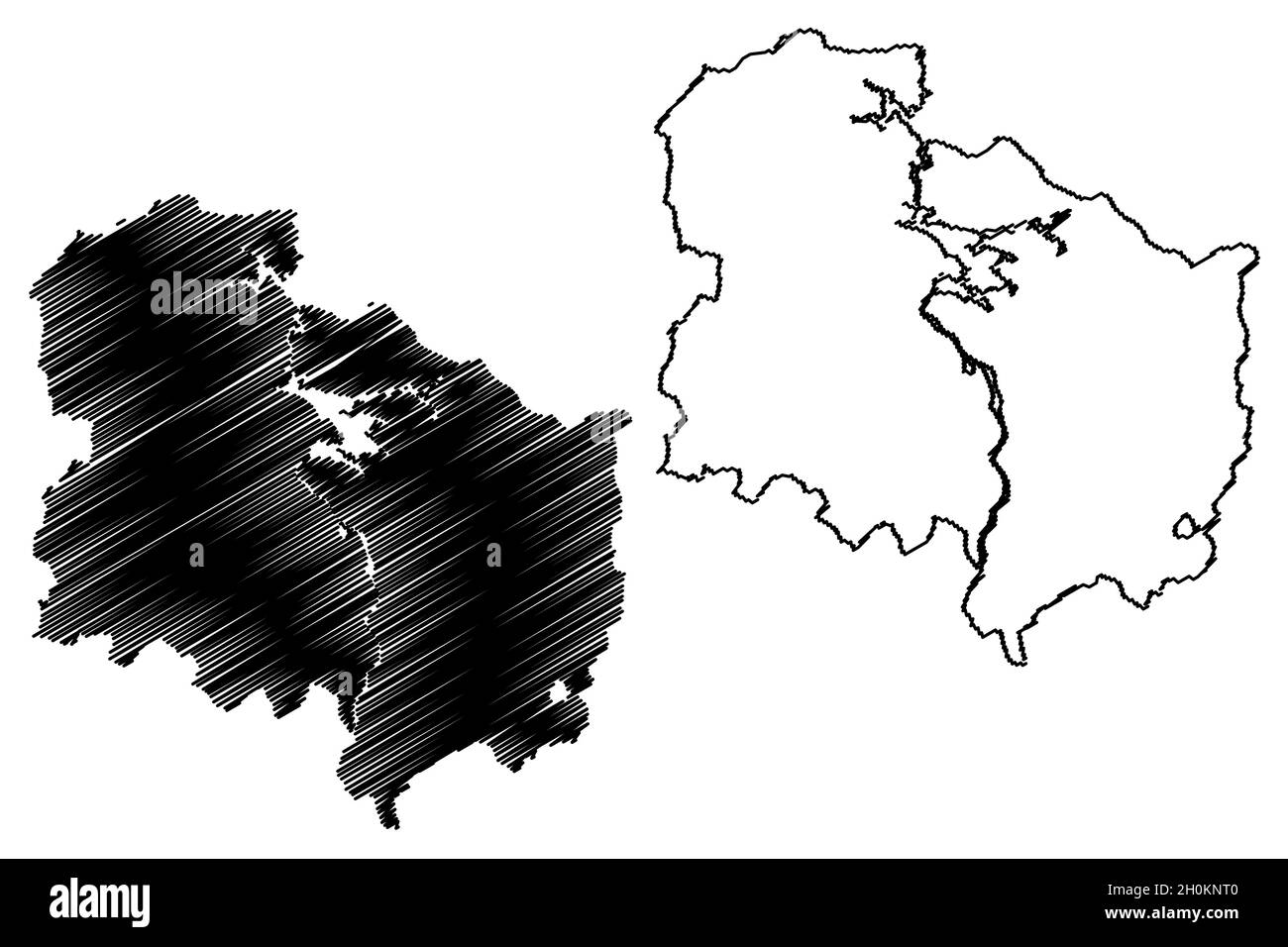 Chhattisgarh map Black and White Stock Photos & Images - Alamy