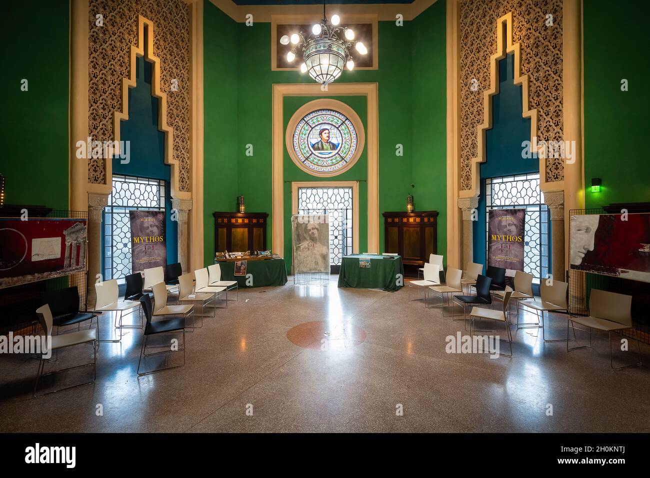 This is a picture of a great castle in Italy called Rocchetta Mattei ...