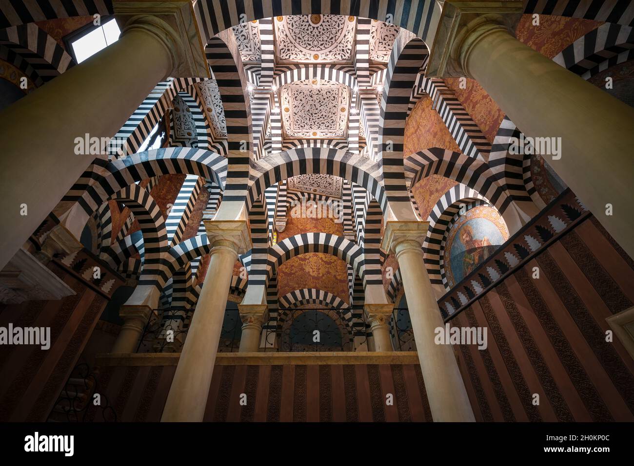 This is a picture of a great castle in Italy called Rocchetta Mattei ...