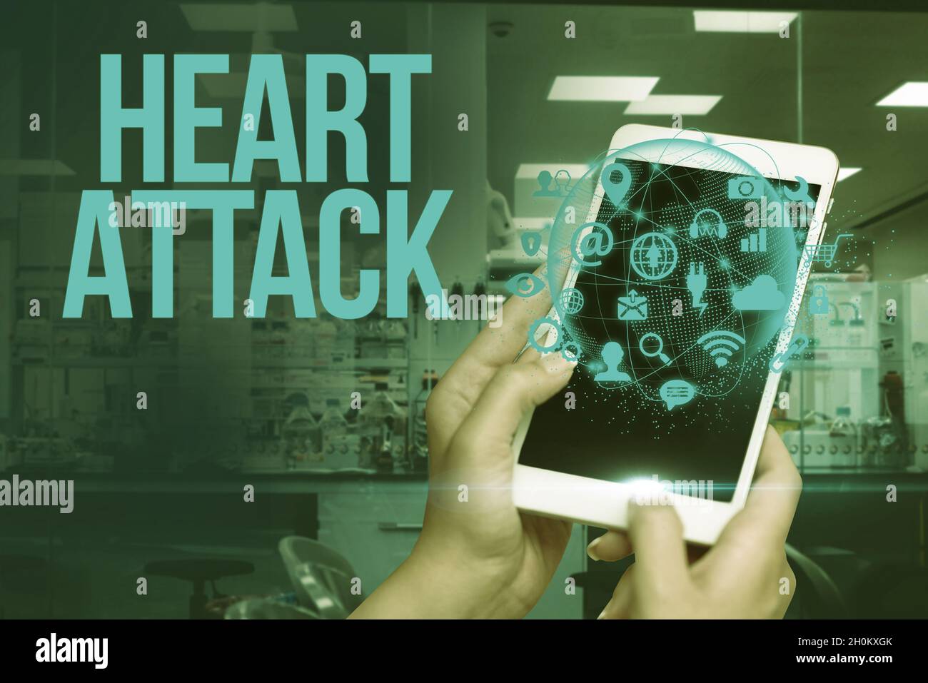 Inspiration showing sign Heart Attack. Business idea sudden occurrence ...