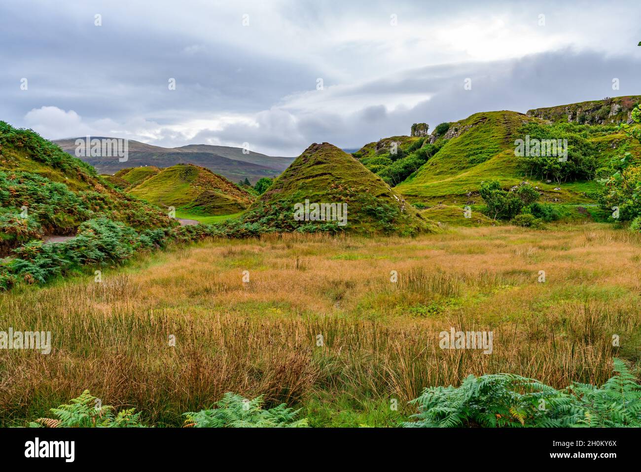 Fairy Glen on Isle of Skye, Scotland Stock Photo - Alamy