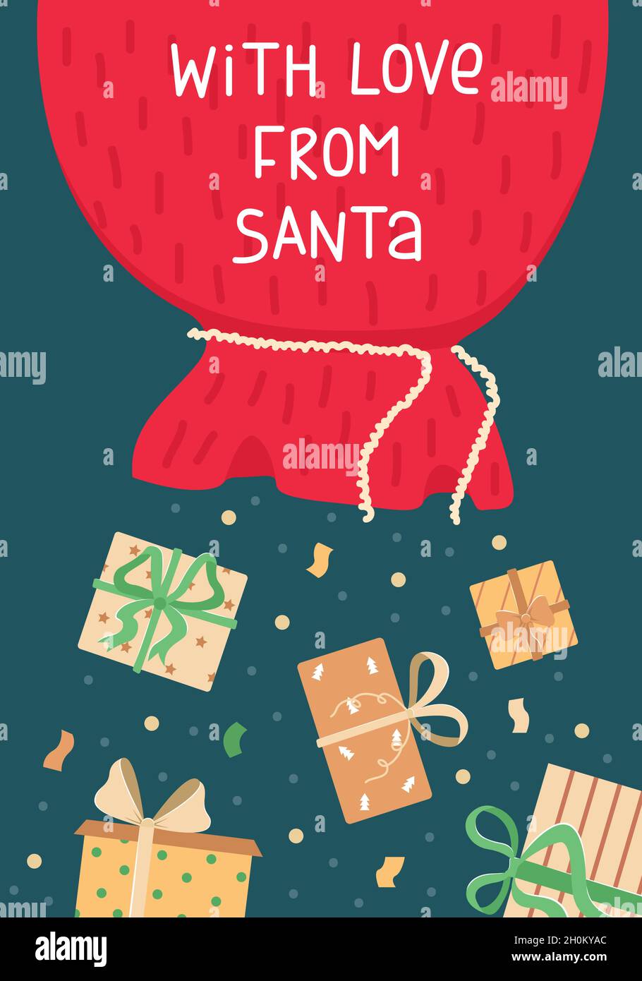 Love from santa Stock Vector Images - Alamy