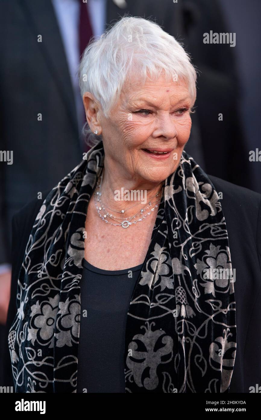 London, UK. Dame Judi (Judith) Dench at the World Premiere of Belfast ...