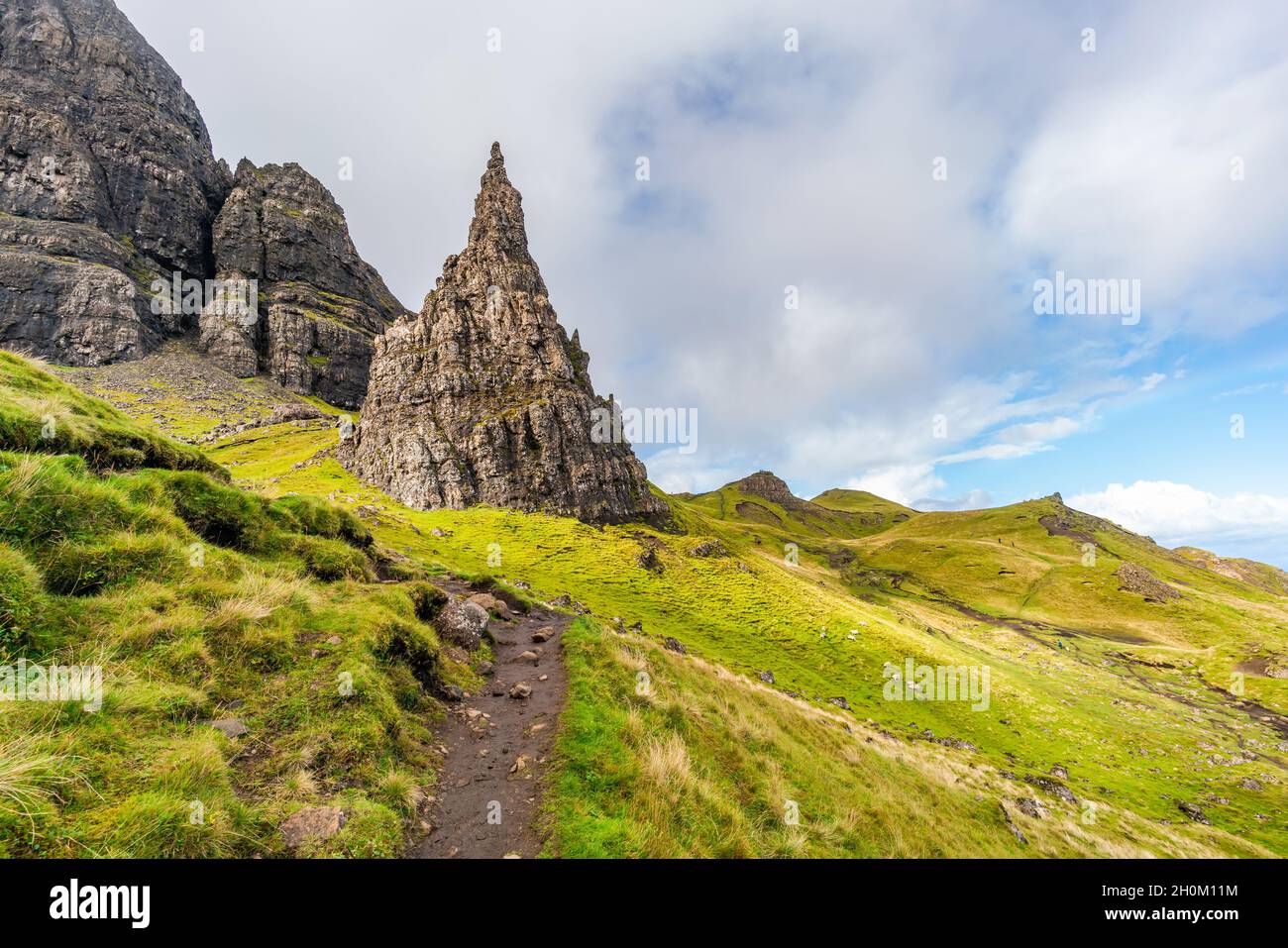 The Old Man of Storr rock formation, Isle of Skye, Scotland Stock Photo ...