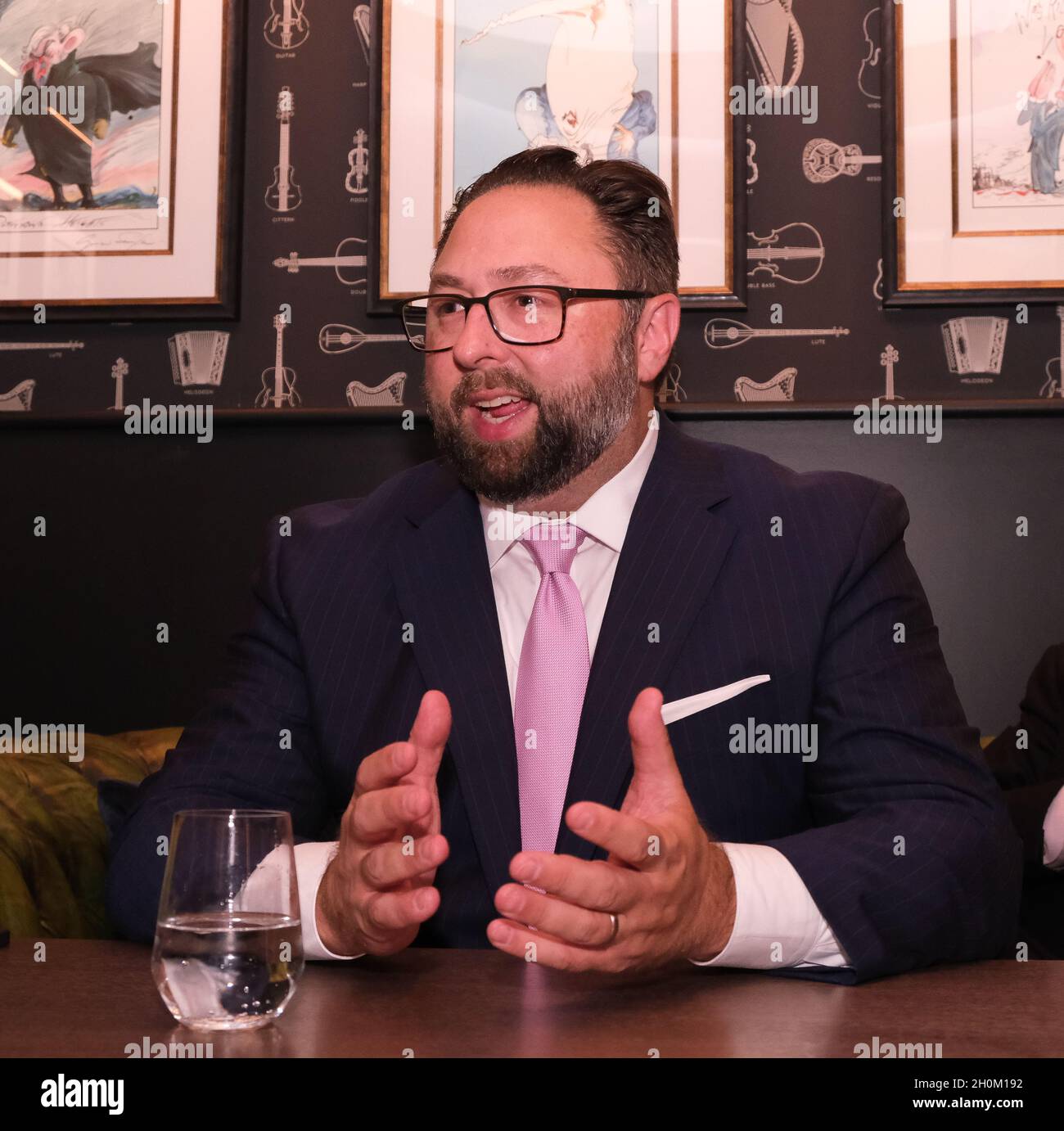 Interview portraits of Jason J. Miller, CEO, GETTR. 21.09.2021 ...