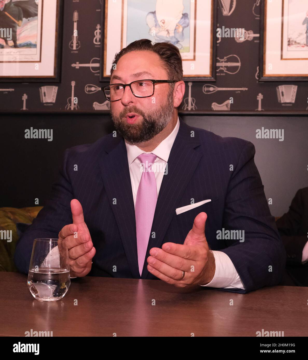 Interview portraits of Jason J. Miller, CEO, GETTR. 21.09.2021 ...