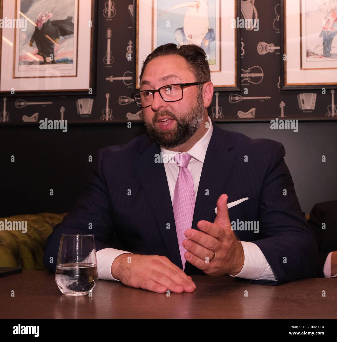 Interview portraits of Jason J. Miller, CEO, GETTR. 21.09.2021 ...