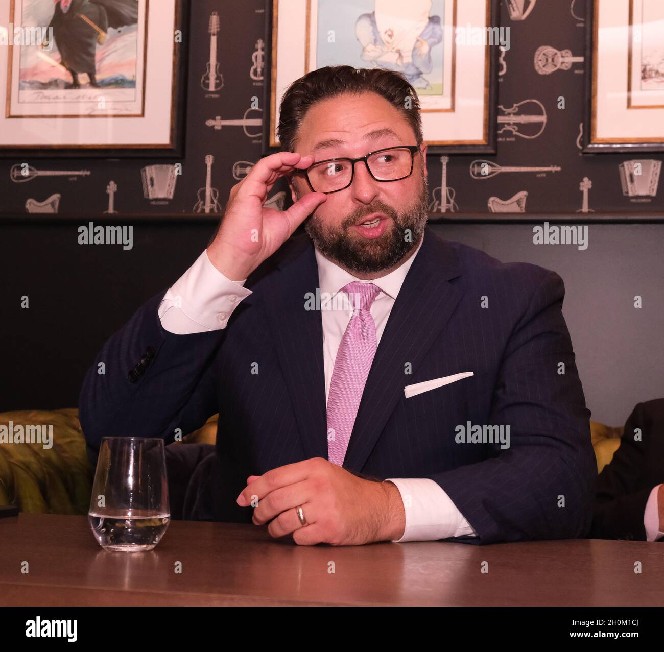 Interview portraits of Jason J. Miller, CEO, GETTR. 21.09.2021 ...