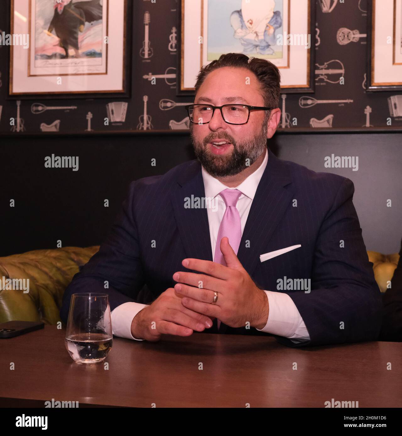 Interview portraits of Jason J. Miller, CEO, GETTR. 21.09.2021 ...