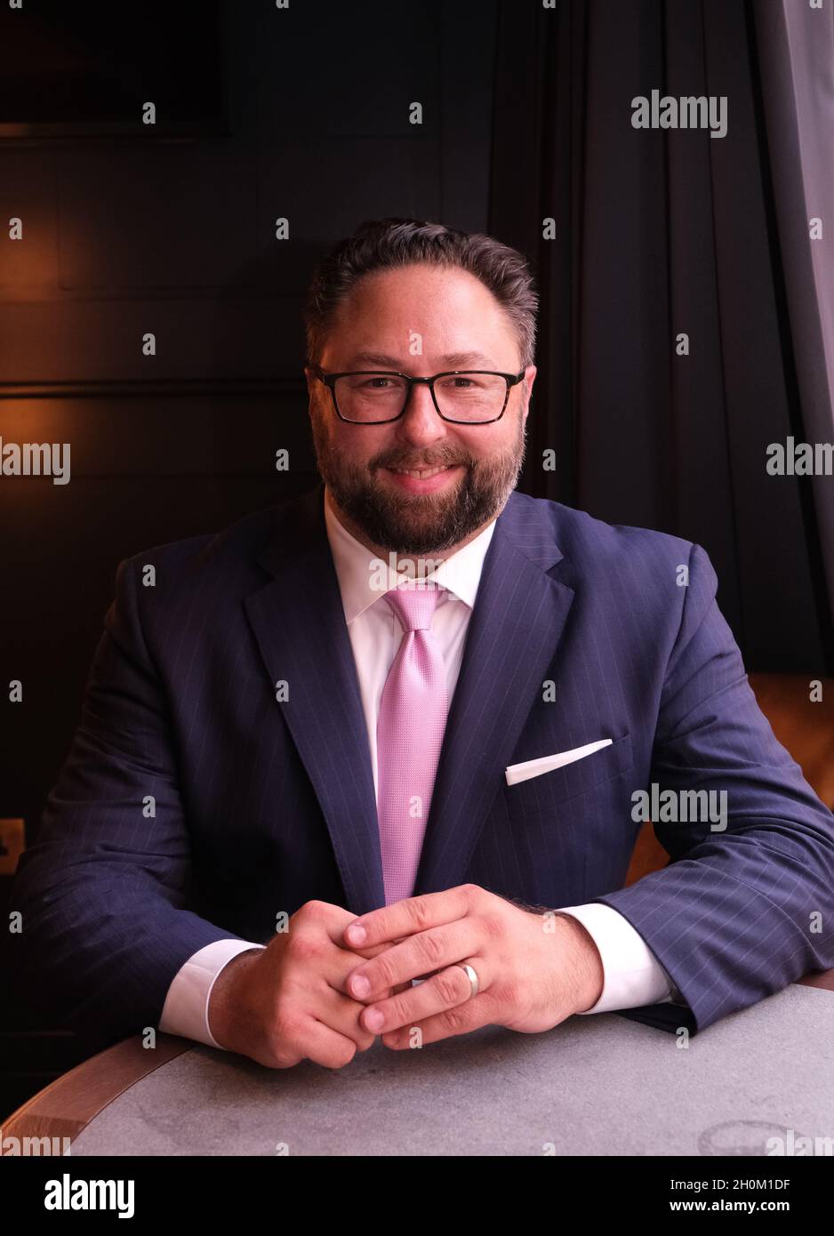 Interview portraits of Jason J. Miller, CEO, GETTR. 21.09.2021 ...