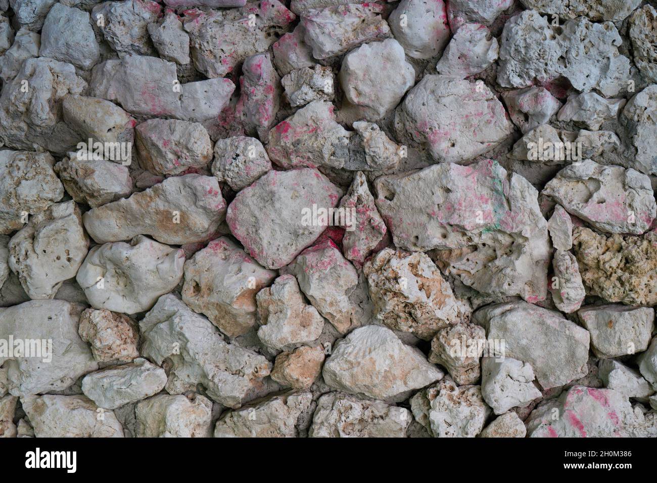 Structure of a stone made of natural mineral material as a background ...