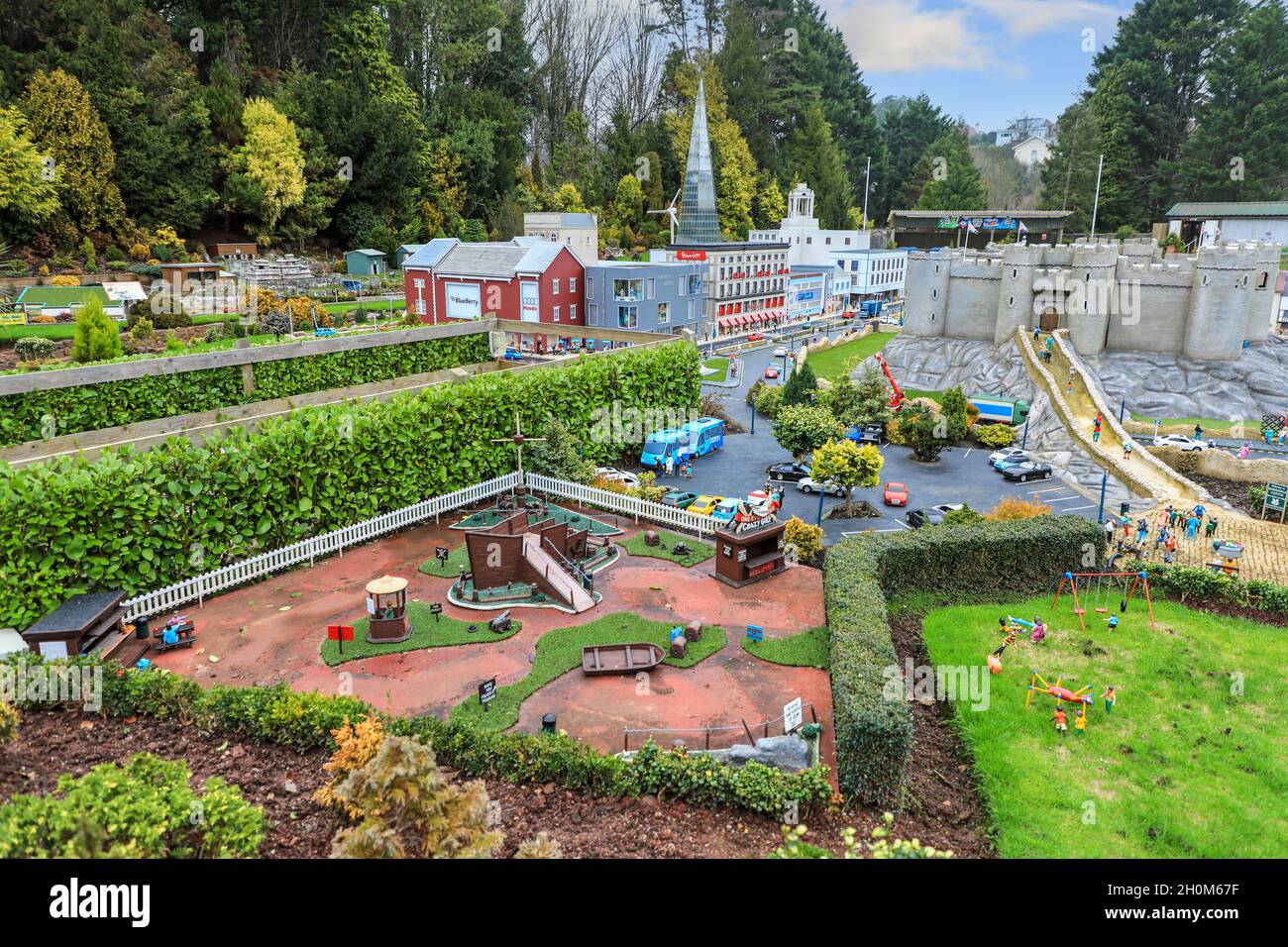 Babbacombe Model Village, Babbacombe, Torquay, Devon, England, UK Stock ...