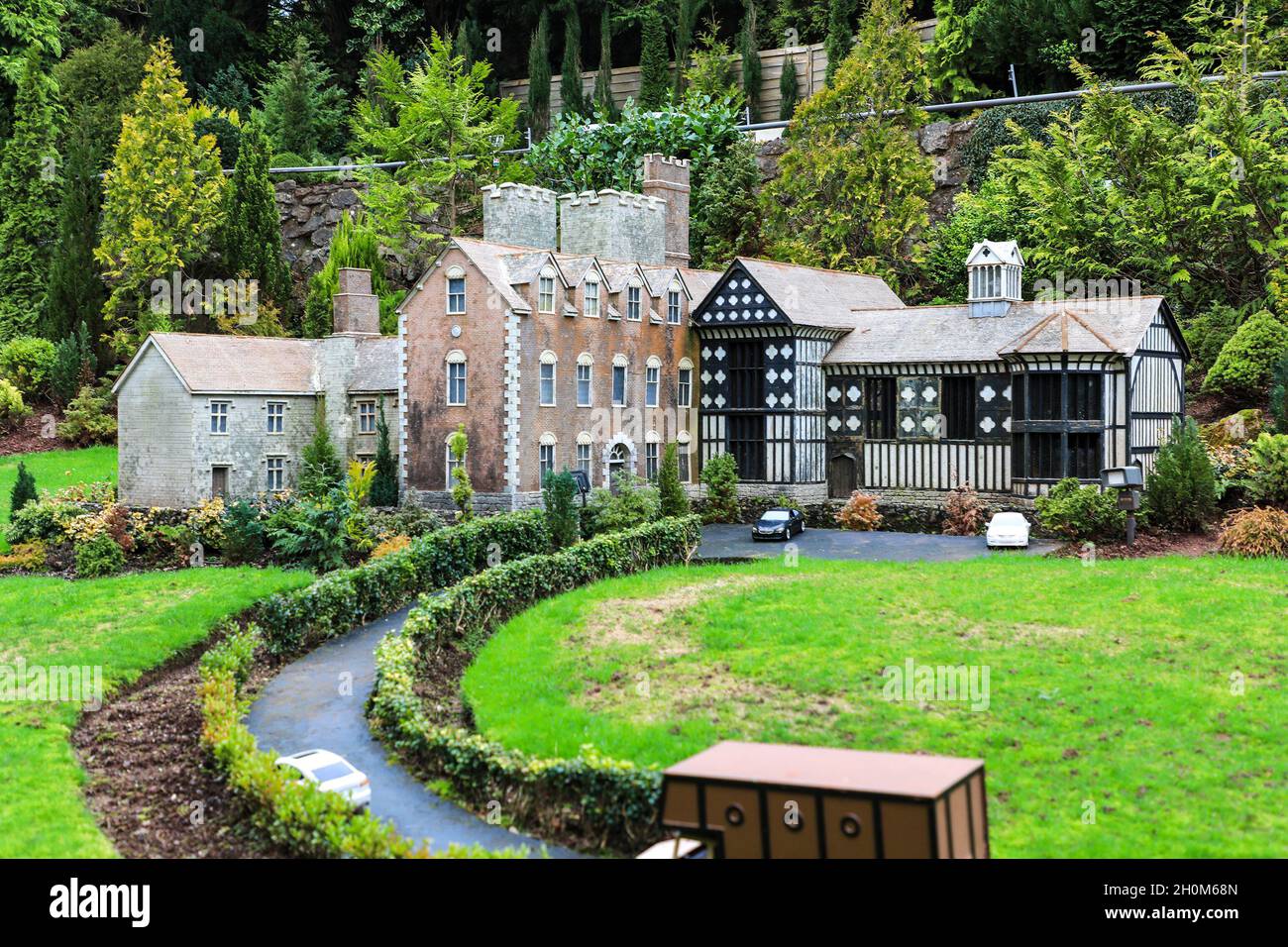 The hall at Babbacombe Model Village, Babbacombe, Torquay, Devon ...