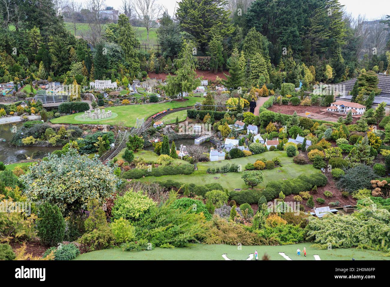 Babbacombe Model Village, Babbacombe, Torquay, Devon, England, UK Stock ...