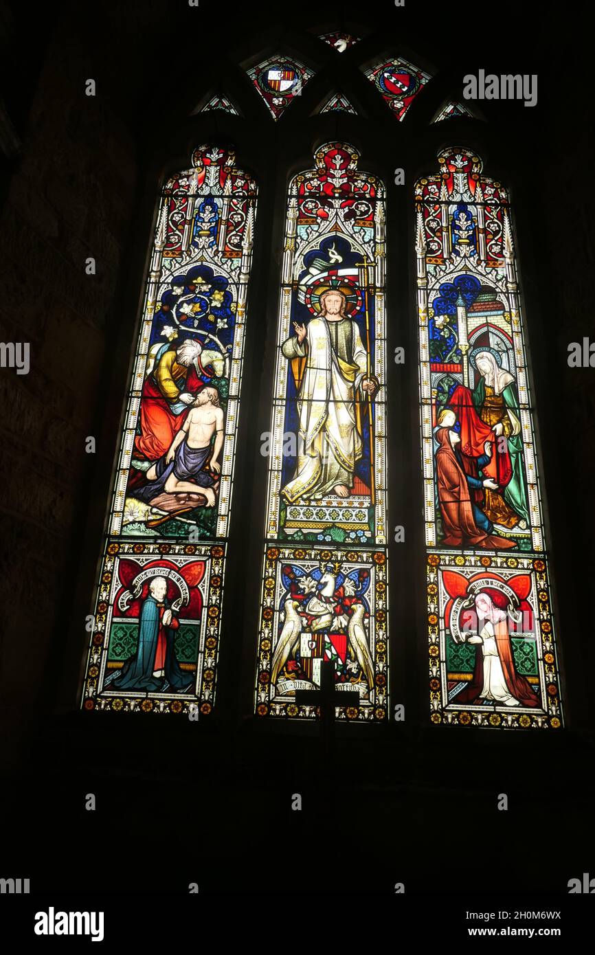 Fawsley Church St Marys stained glass from Sulgrave Manor and ...