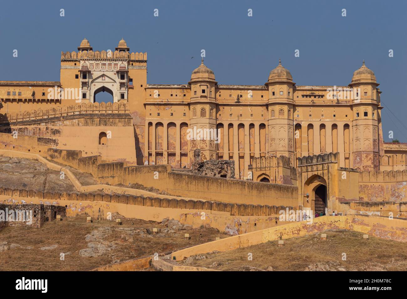 Amer Palace and Fort Amer India Stock Photo - Alamy