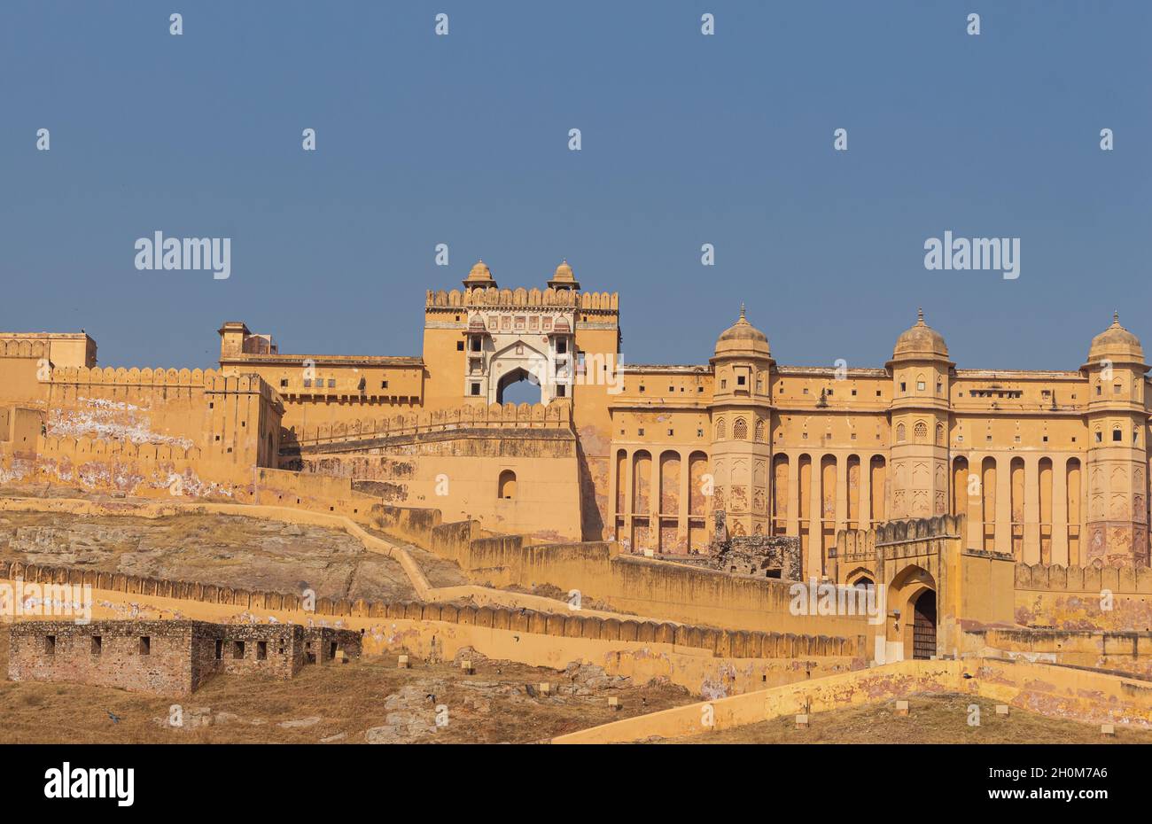 Amer Palace and Fort Amer India Stock Photo - Alamy