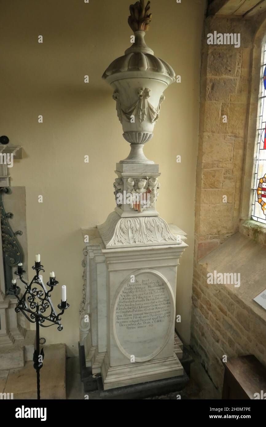 S Marys Church Fawsley Northamptonshire UK Stock Photo - Alamy