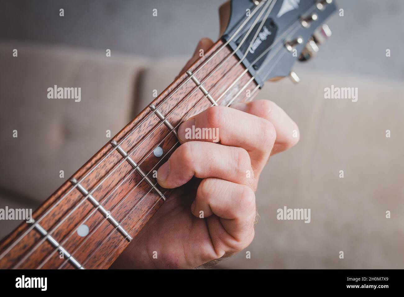 Dm chord hi-res stock photography and images - Alamy