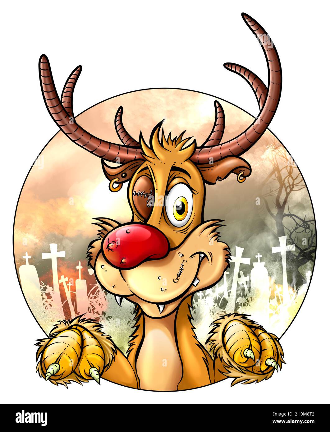 Cartoon zombie Cut Out Stock Images & Pictures - Alamy