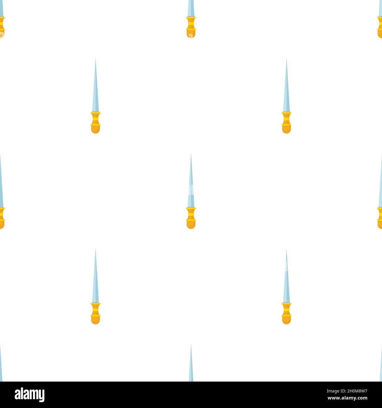 Dagger with a long slender blade pattern seamless background texture ...