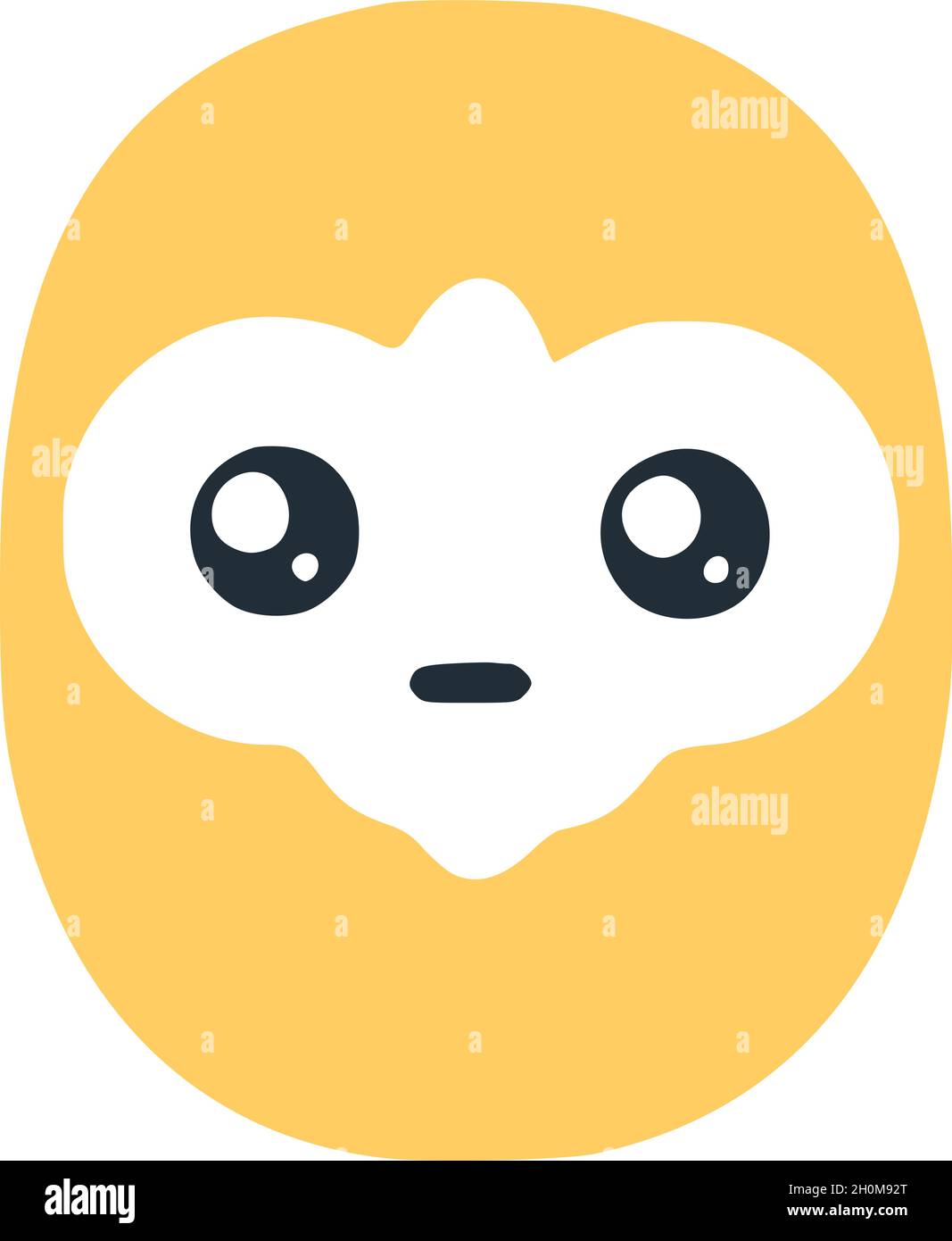 Number 0 cute kawaii character, funny smiley clip art isolated on white ...