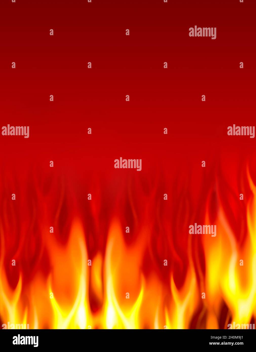 Romantic red hart with wings, burning Stock Photo - Alamy