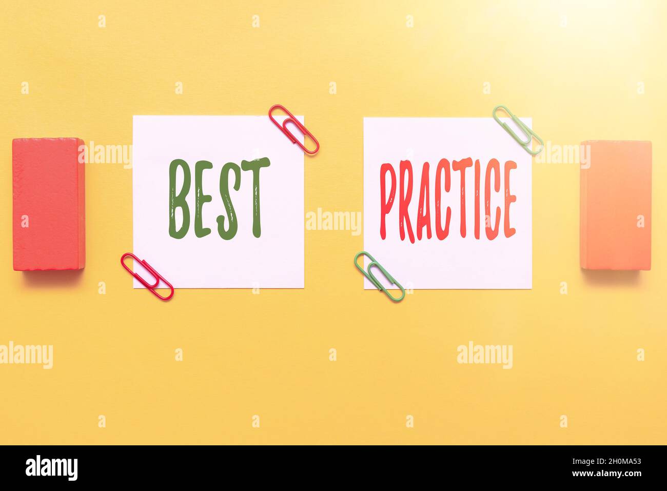 Text sign showing Best Practice. Business showcase commercial ...