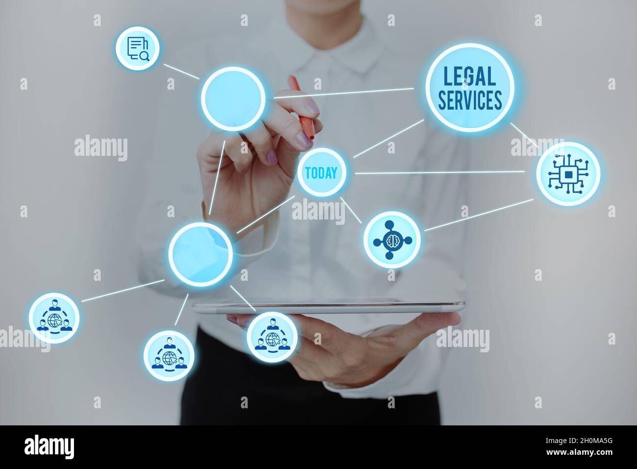 Sign displaying Legal Services. Word Written on Providing access to ...